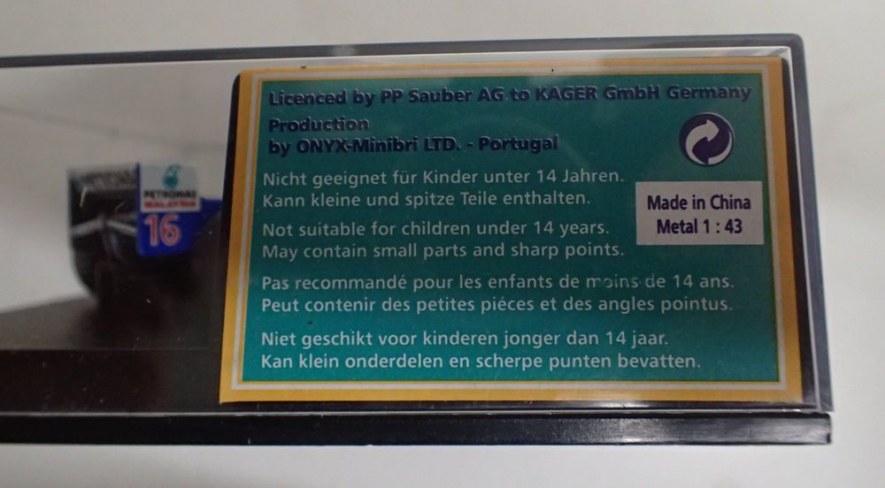 1/43 Sauber Petronas C16 (1997) - J.Herbert - NEW (Neu und ...