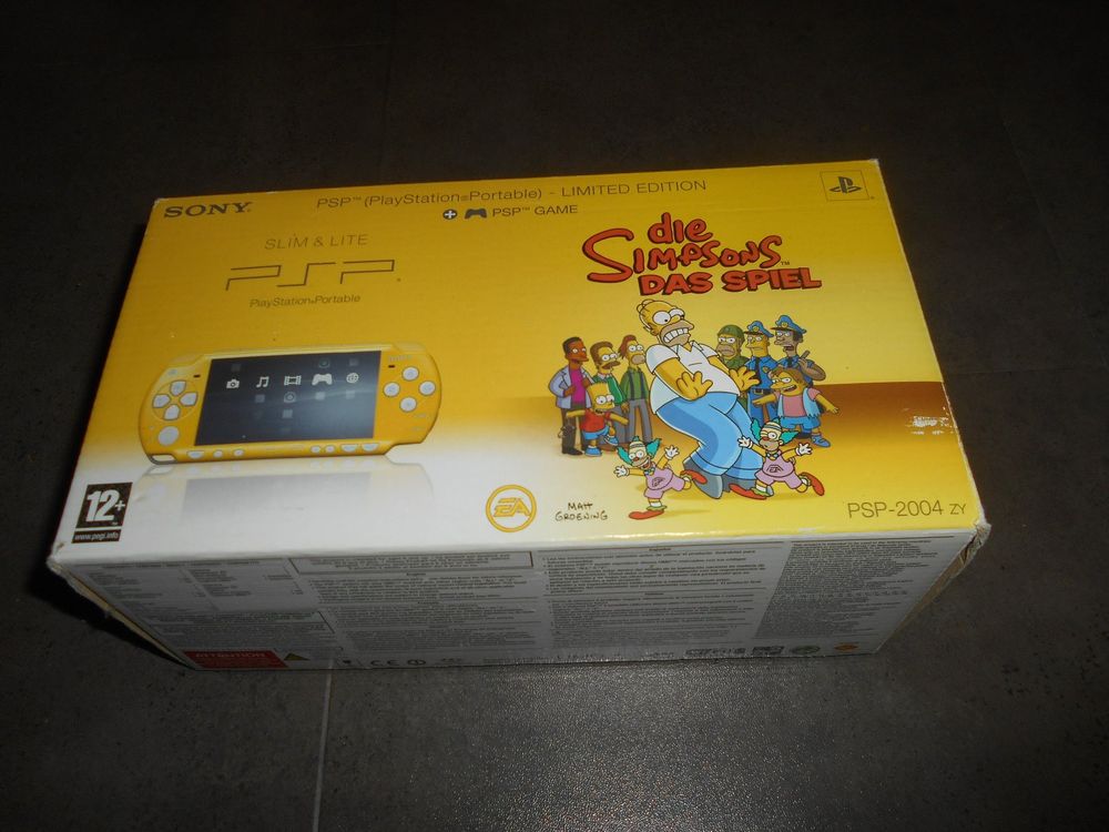 Sony PSP Limited Slim & Lite The Simpsons Edition | Kaufen auf Ricardo