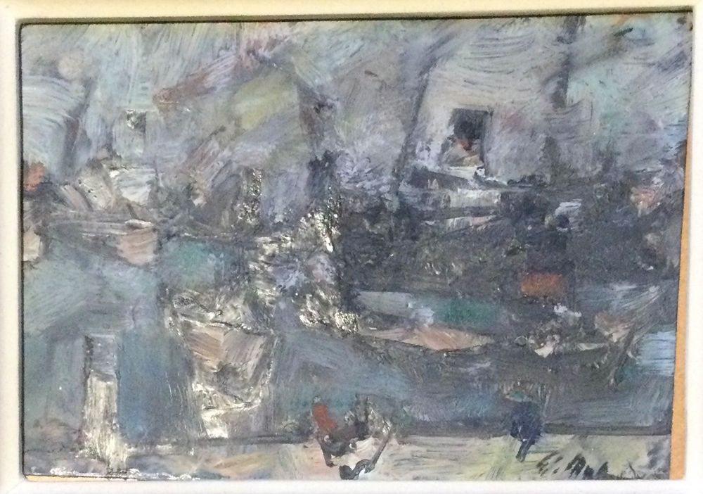 Walter Emil MÜLLER (1896-1983) Hafenszene Gemälde | Kaufen auf Ricardo