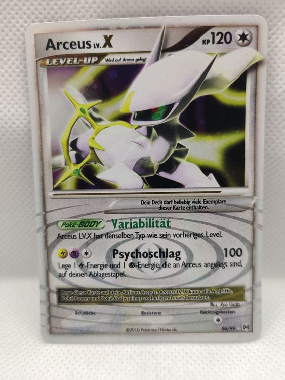 Arceus Level X Pokemon Card - Printable Cards