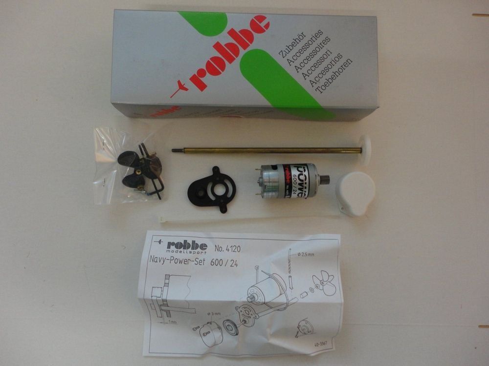 Robbe 4120 Navy Powerset mit 600er Motor und Getriebe. (Neu und originalverpackt) in Urtenen ...