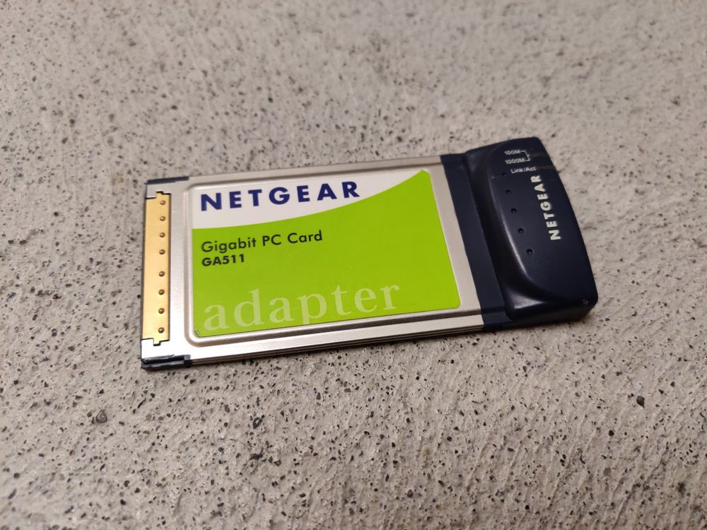 NETGEAR Gigabit PCMCIA adapter | Kaufen auf Ricardo