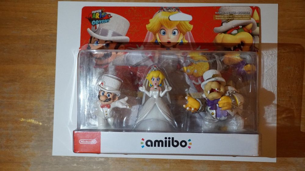 Amiibo Wedding Trio Super Mario Odyssey NINTENDO mit OVP (Gebraucht) in ...