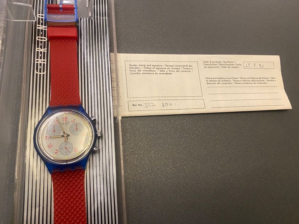 Swatch chrono JFK neuve jamais porté | Kaufen auf Ricardo