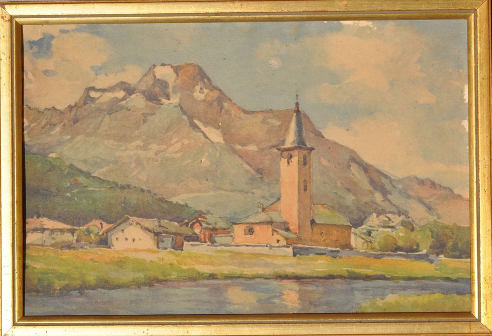 Aquarelle | Sils im Engandine | Kaufen auf Ricardo