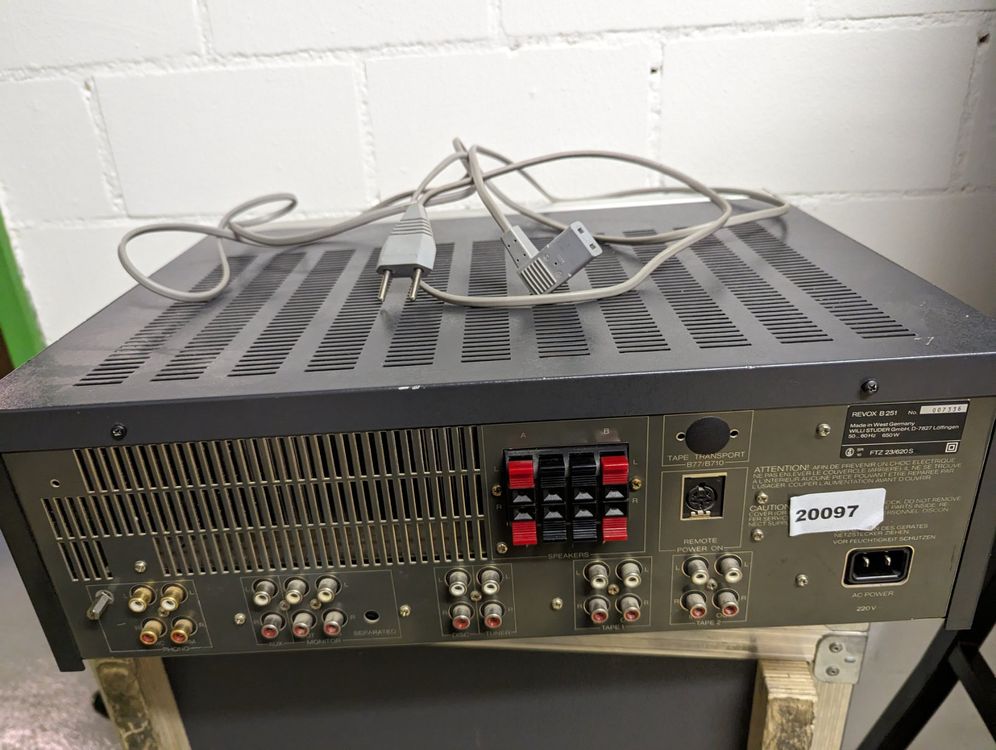 Revox B251 Verstärker | Kaufen auf Ricardo