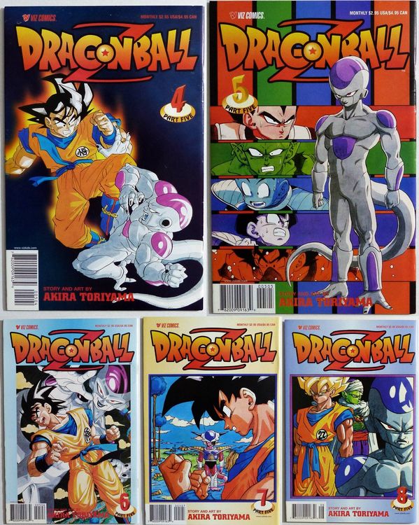 DRAGON BALL Z 4-8 RUN BY VIZ COMICS 2002 AKIRA TORIYAMA (Gebraucht) in ...
