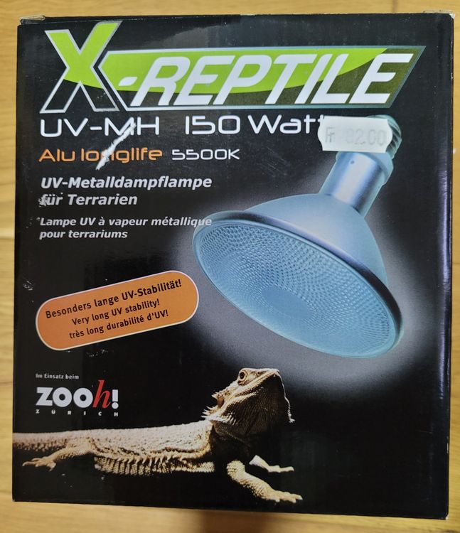 UV-MH Metalldampflampe 150 Watt Terrarium X-Reptile (Neu) (Neu und originalverpackt) in Lupfig ...