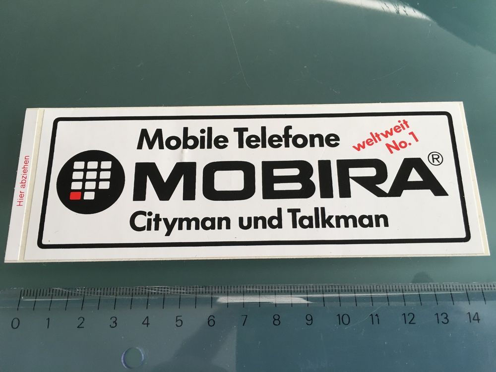 Aufkleber Decal Sticker MOBIRA 90er/2000er (?) Jahre (Neu (gemäss ...