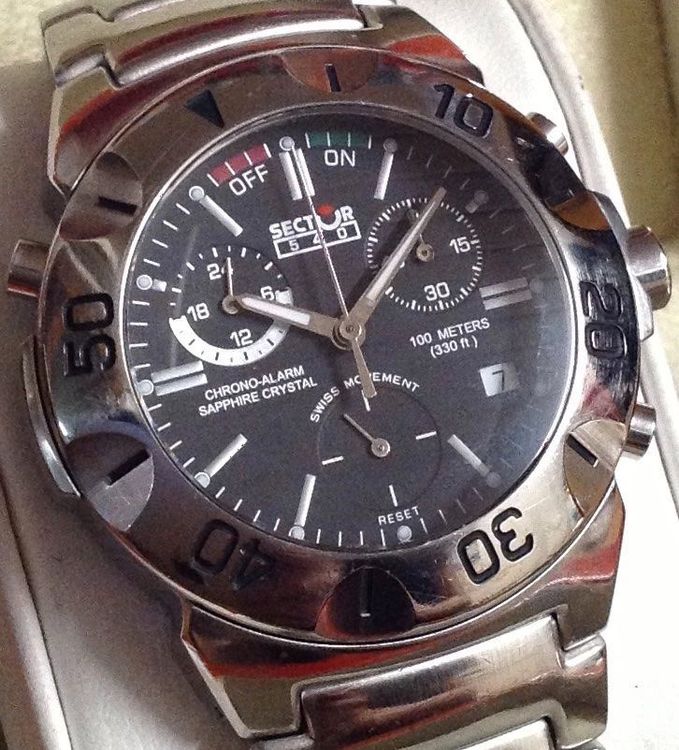 SECTOR Chrono Herrenuhr ( NP : 345 CHF ) | Kaufen auf Ricardo