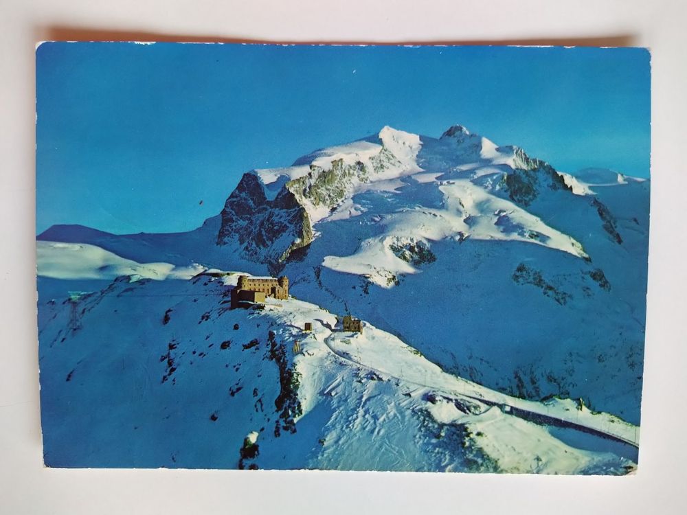 Zermatt, Gornergrat und Monte Rosa, datiert 1964 (D'occasion) à Ohmstal ...