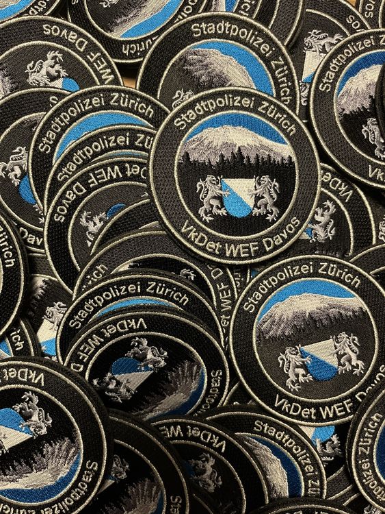 Badge WEF Davos VkDet Stapo ZH 1. Auflage (Neu und originalverpackt) in ...