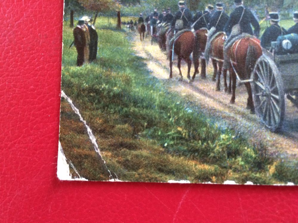 Schweizer Armee Artillerie Militär Pferde 1912 AK Carte (Gebraucht) in Küssnacht am Rigi für CHF ...