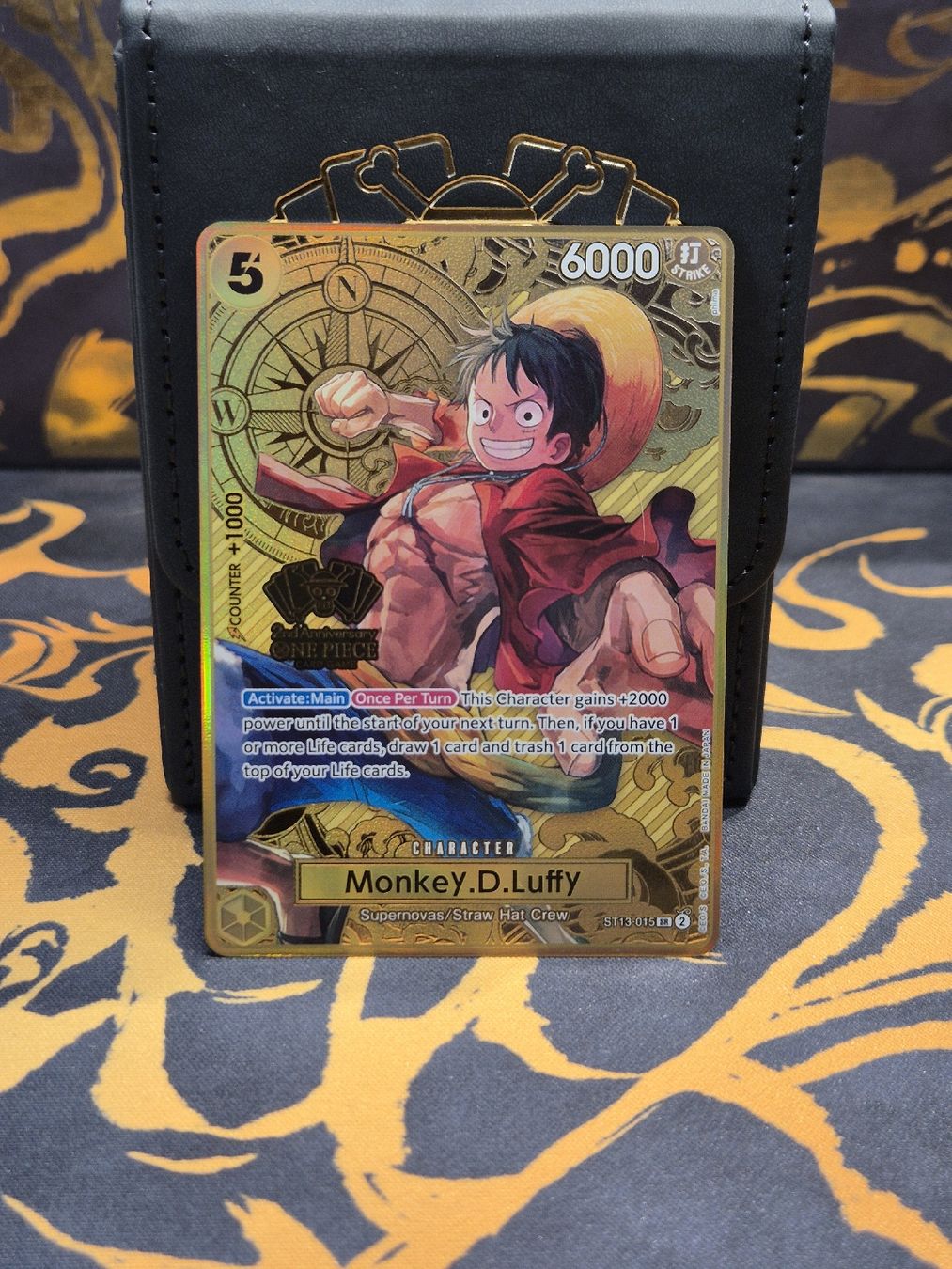 One Piece Card Game ST13-015 SR Luffy 2ND ANNIVERSARY (Neu (gemäss Beschreibung)) in Rolle für ...