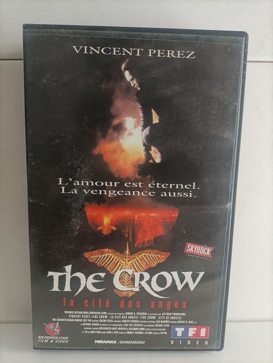 K7 video VHS / The Crow la cité des anges / Vincent Perez / (D'occasion ...