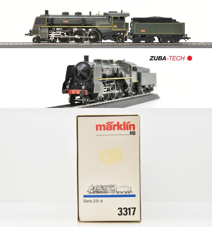 Märklin 3317 Dampflok Serie 231 A SNCF H0 WS Analog OVP | Kaufen auf ...