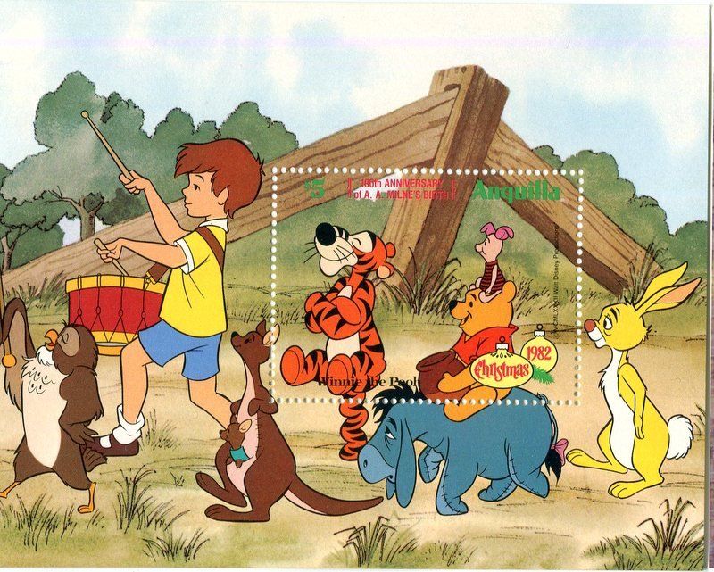 Block "Walt Disney. Winnie Puuh". Anguilla. (Neu und originalverpackt ...