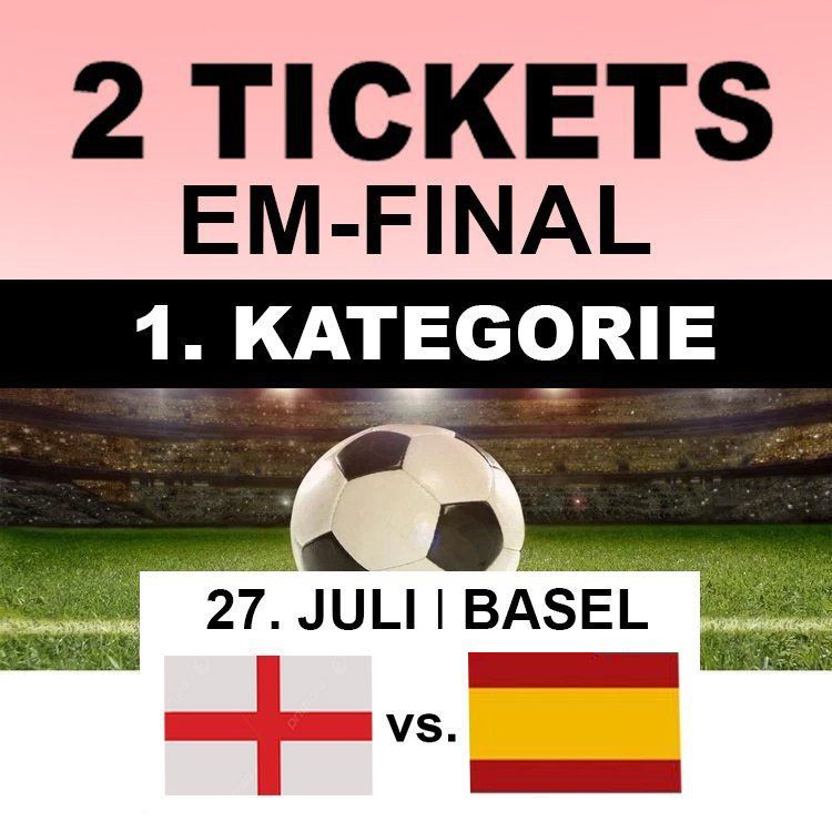 Tickets Euro Finale England Spanien EM Basel Ticket Final (Neu und originalverpackt) in Bellach ...