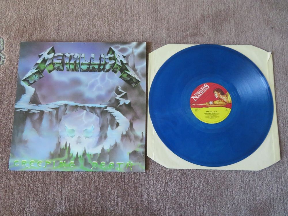 METALLICA Creeping Death BLUE VINYL 1986 | Kaufen auf Ricardo