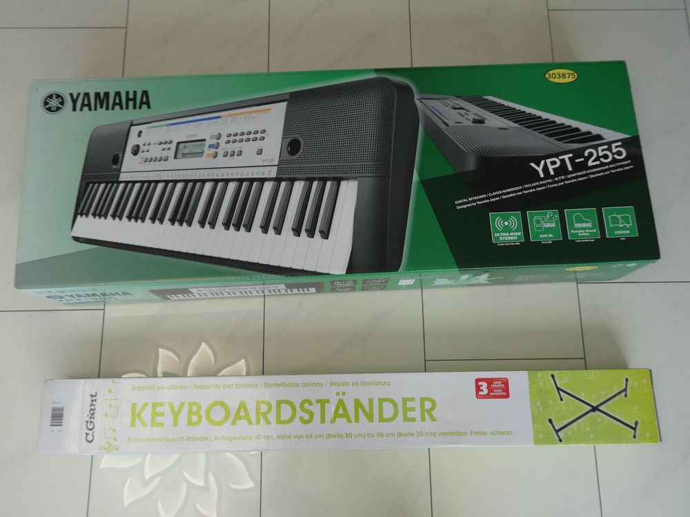 Keyboard Yamaha YPT-255 (Gebraucht) in Uznach für CHF 70 – nur Abholung ...