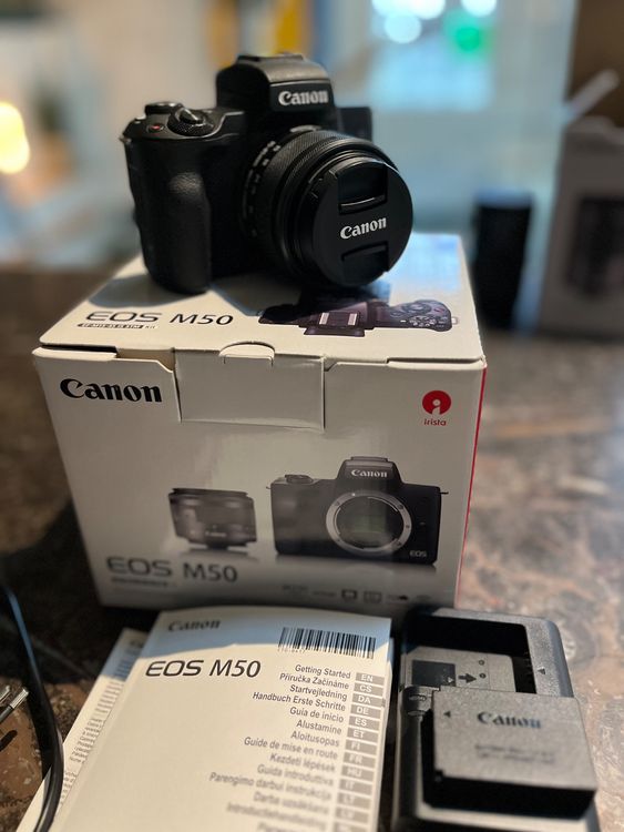 Canon EOS M50 kit with EF-M15-45 IS lens (Neu (gemäss Beschreibung)) in ...