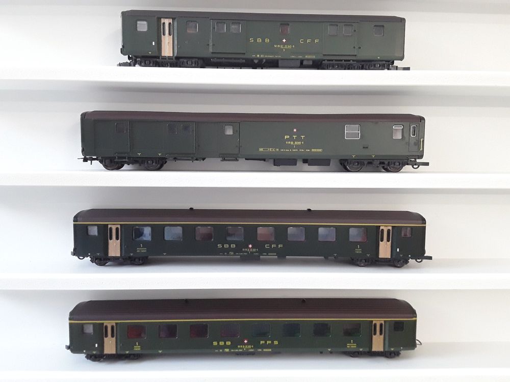 Roco 7 teiliger SBB Zug Personenwagen _ Gepäckwagen _ AC H0 (Gebraucht) in Uerikon für CHF 154 ...