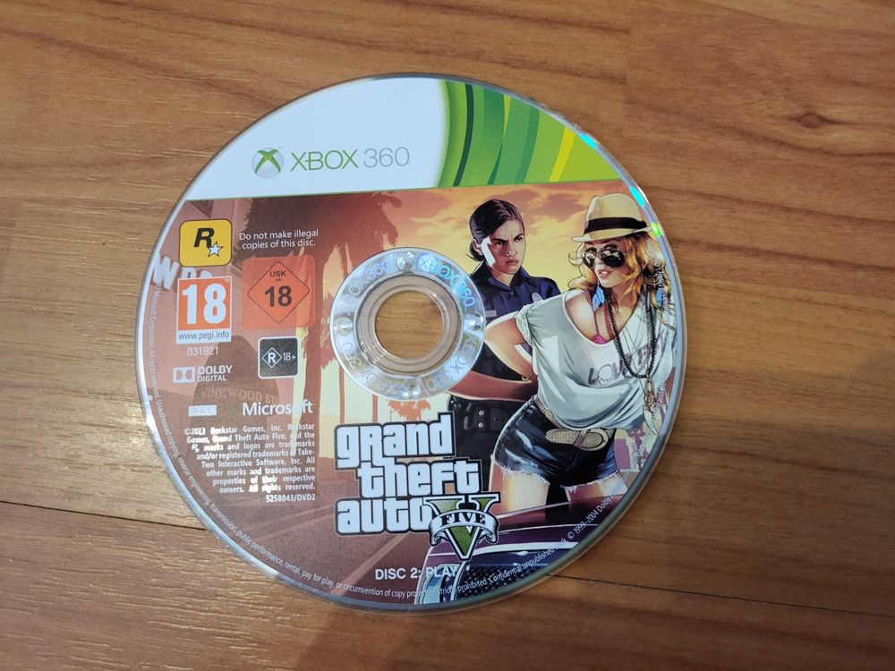 Gran Theft Auto GTA V Disc 2 Xbox 360 | Kaufen auf Ricardo
