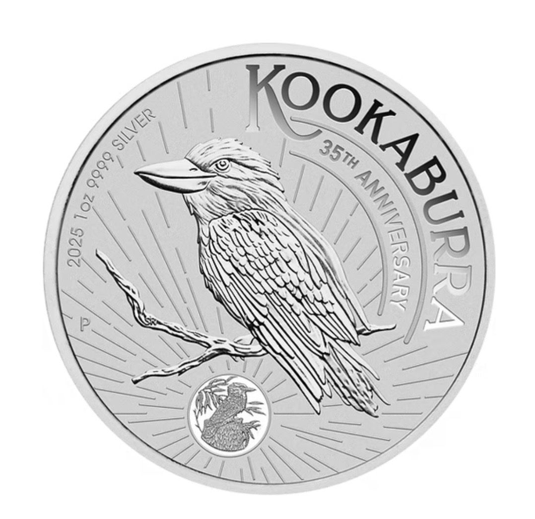 🔝 Kookaburra 2025 1oz Silber, 35th Anniversary Charles III (Neu (gemäss ...