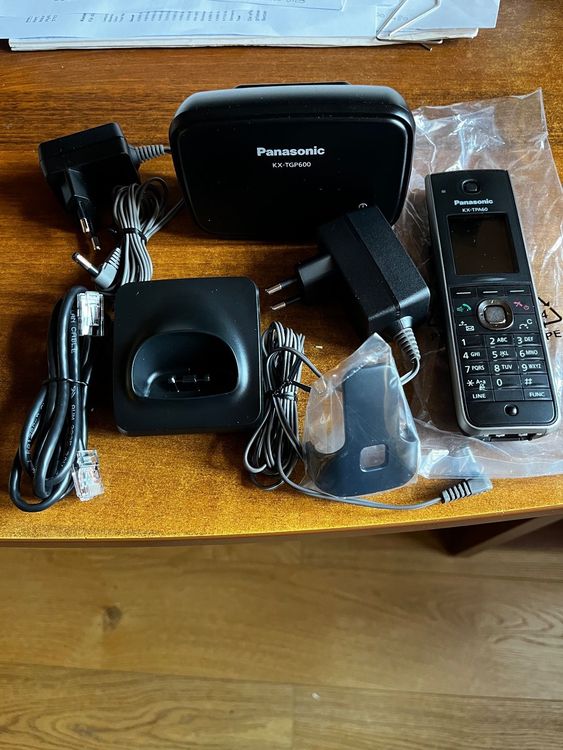 terlefono cordless panasonic KX-TPA60 e base KX-TGP600 (Gebraucht) in Saanen für CHF 5 – mit ...
