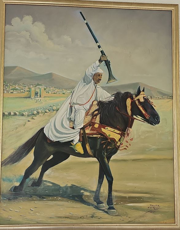 Beeindruckendes Ölgemälde, Reiter, signiert! (Gebraucht) in Kriens für ...