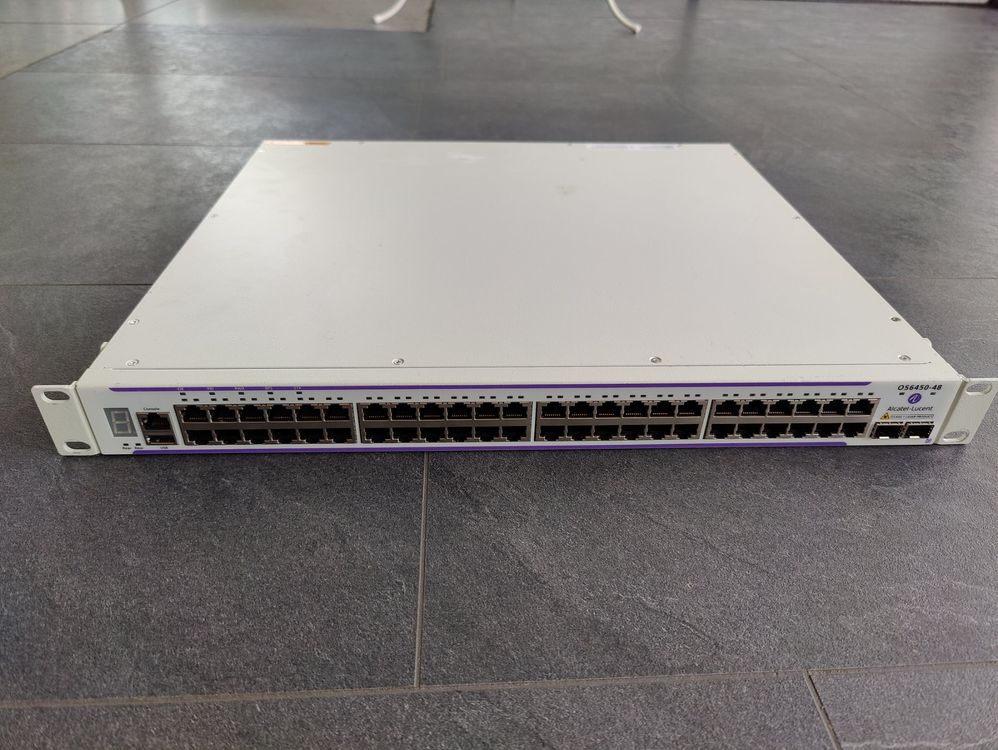 Alcatel-Lucent OmniSwitch OS6450-48 mit 10 GigE uplinks (Gebraucht) in Brütten für CHF 45 – mit ...