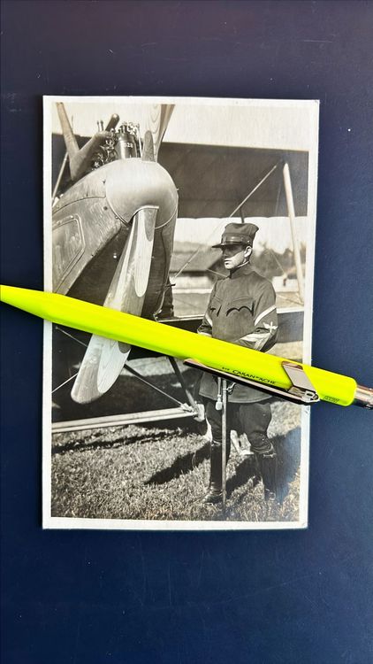 AK Flieger Pilot Adj Uof Emile Lang Schweizer Armee | Kaufen auf Ricardo