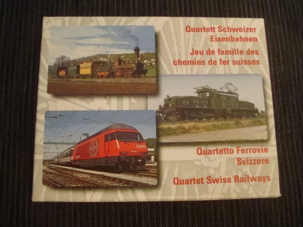 Quartett - Geschichte der Schweizer Eisenbahnen | Kaufen auf Ricardo