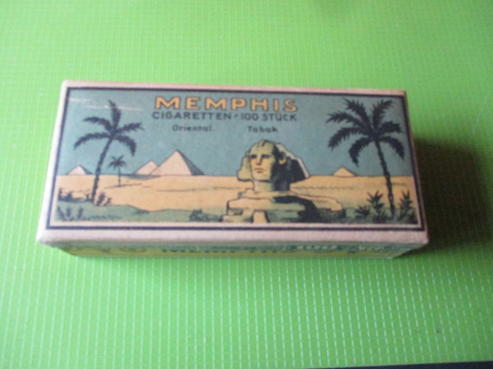 Alte Zigarettenbox MEMPHIS, oriental. Tabak, 100er gerollt (Gebraucht ...
