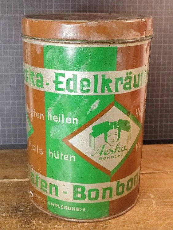 Wunderschöne Alte Blechdose 25cm HOCH von AESKA (Gebraucht) in ...