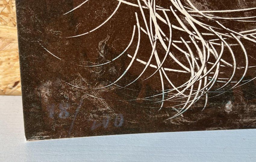 Lithografie zwei Pferde, handsigniert Hans Erni (ID b3974) (Gebraucht) in Gelterfingen für CHF ...