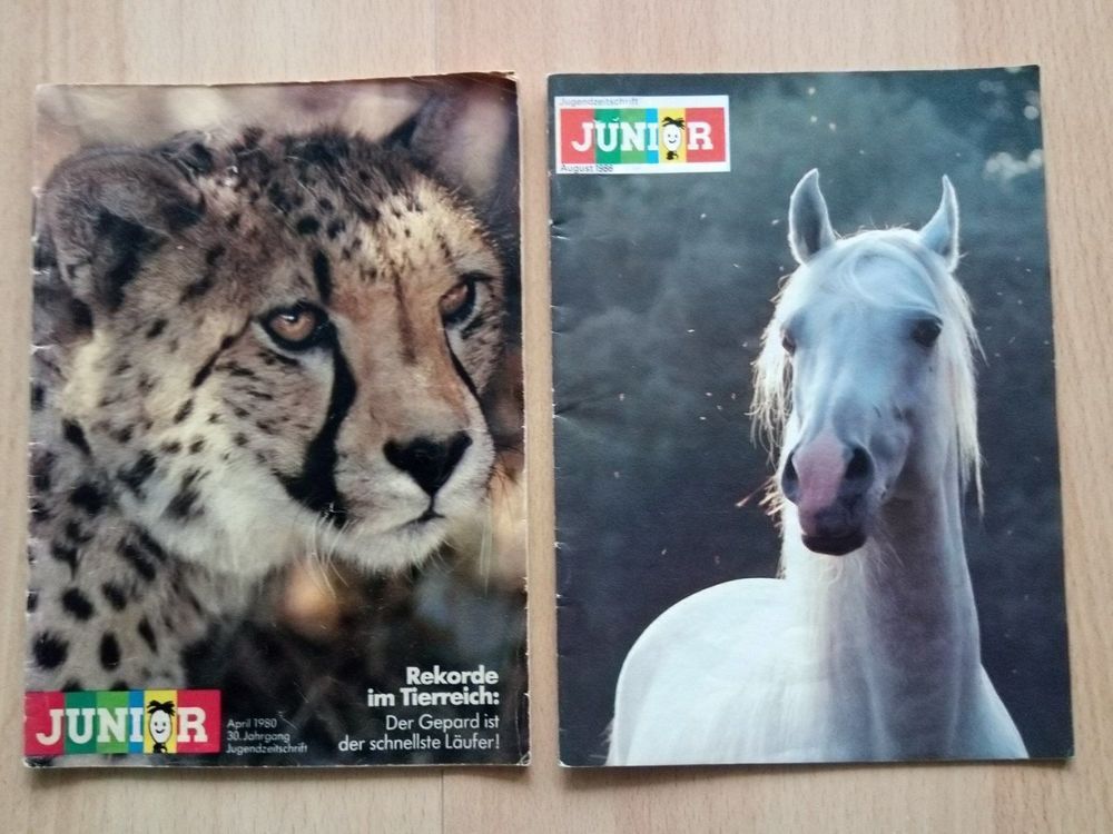 Junior / Jugendzeitschrift, 1980 + 1986 | Kaufen auf Ricardo