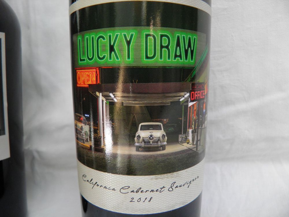 6 Flaschen LUCKY DRAW, Cabernet Sauvignon 2018, California (Gebraucht ...
