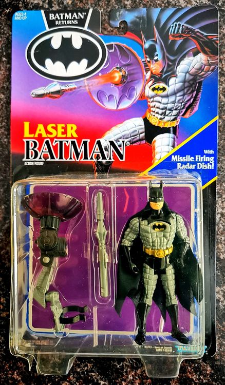 Batman Laser 1991 Vintage Action Figur Returns Series DC (Neu und ...
