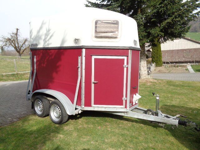 2er Böckmann Pferdeanhänger ab MFK mit Sattelkammer (Gebraucht) in Muhen für CHF 2900 – mit ...