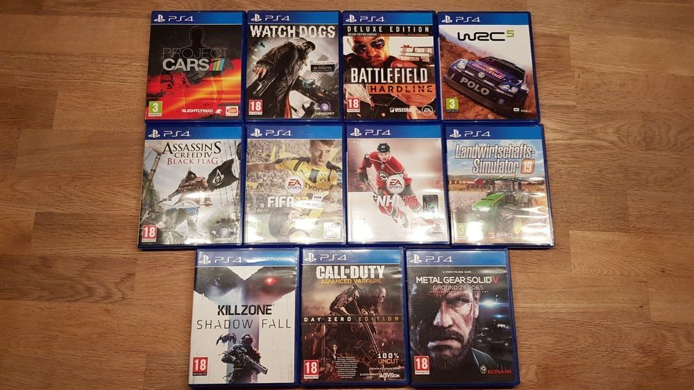 11x PS 4 Spiele (Gebraucht) in Kirchberg BE für CHF 119 – mit Lieferung ...