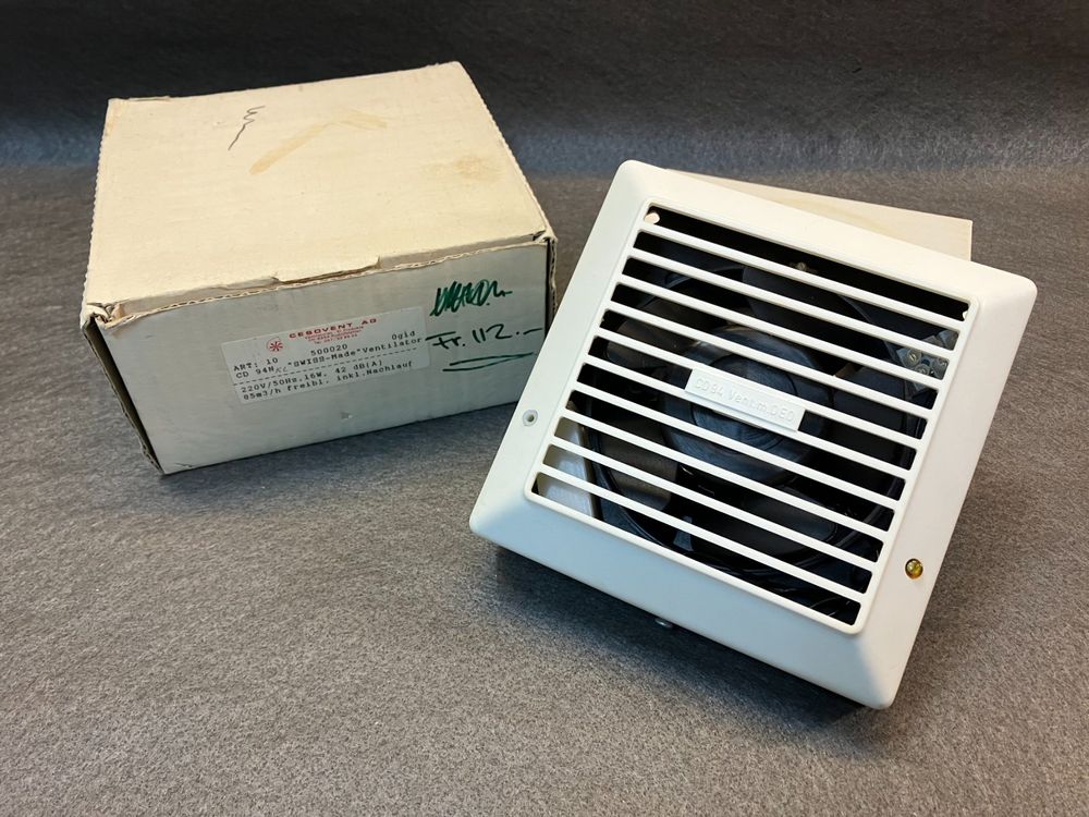 CESOVENT CD 94 kl. Einbau-Raumventilator 220V/16W ab 1.-Fr (Neu (gemäss Beschreibung)) in Krinau ...