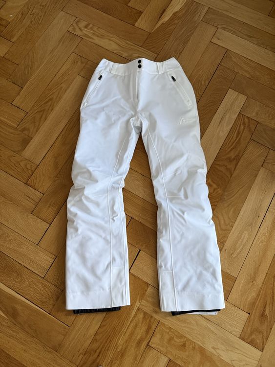Weisse Skihose „Tarvis“ von Albright in Grösse 40 (Neu (gemäss ...
