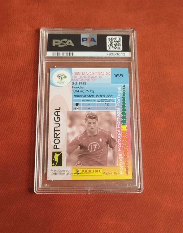 Cristiano Ronaldo Panini WM 2006 PSA 7 (Gebraucht) in Ostermundigen für CHF 160 – mit Lieferung ...