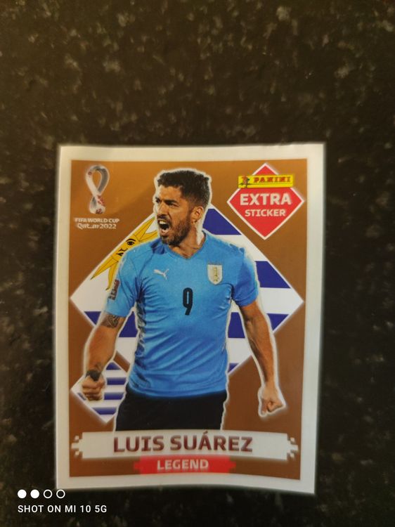 Panini WM 2022 Extra Sticker Luis Suárez (Neu (gemäss Beschreibung)) in ...