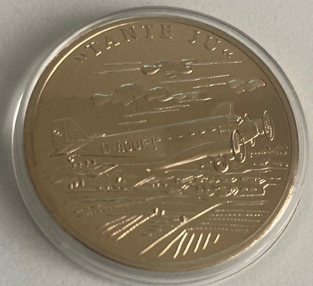 Sammlermünze "Traum vom Fliegen" Flugzeug Tante Ju (Neu und originalverpackt) in Luzern für CHF ...