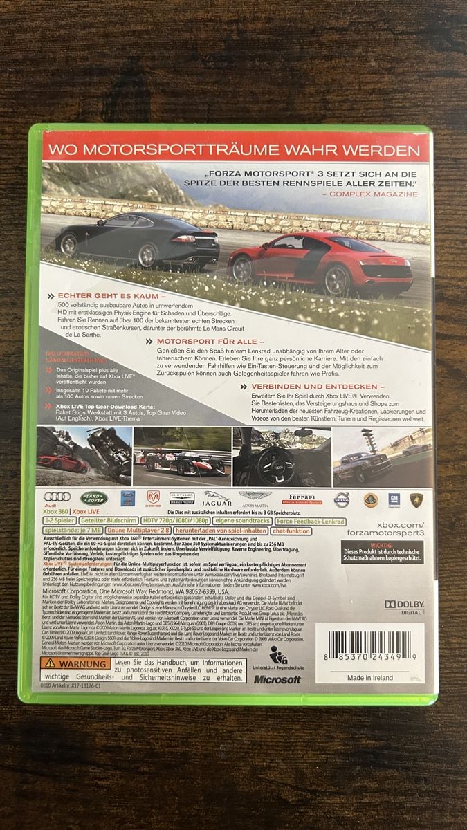 Forza Motorsport 3 | DE | Xbox 360 (D'occasion) à Alle pour CHF 5 ...