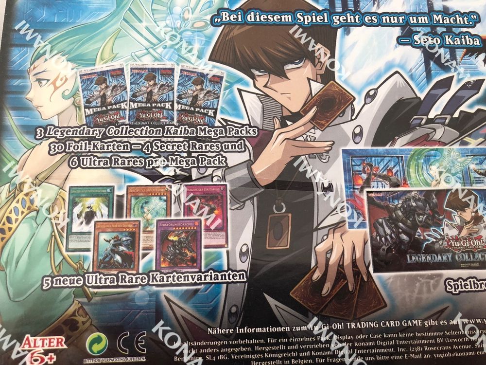 YU-GI-OH Kaiba Legendary Collection Sealed (Neu (gemäss Beschreibung ...