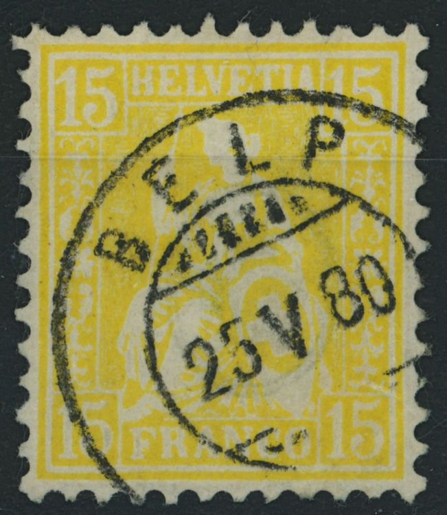 BE Belp - Sitzende Helvetia (Gebraucht) in Schindellegi für CHF 60 – mit Lieferung auf Ricardo ...