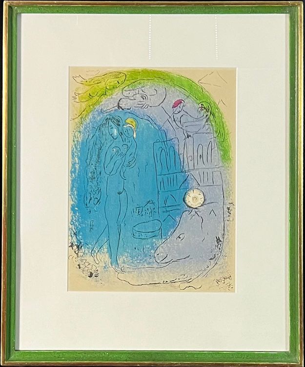 Marc Chagall. Mère et enfant devant Notre-Dame, 1952. Litho (Gebraucht) in Zumikon für CHF 13 ...